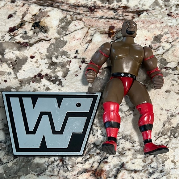 Toys | Jakks Pacific Wwf Superstars Ahmed Johnson Figure Stand Series 3 ...